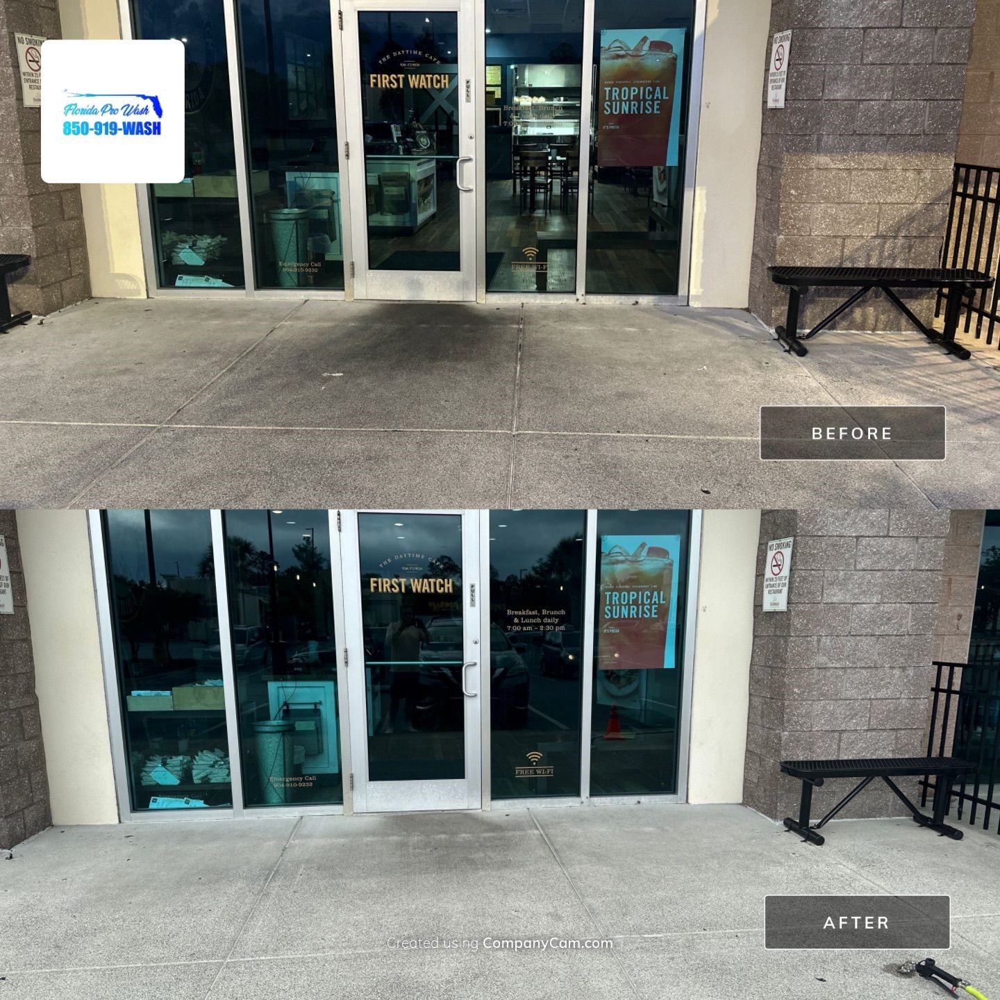 Storefront Cleaning in Panama City Beach, FL - Florida Pro Wash